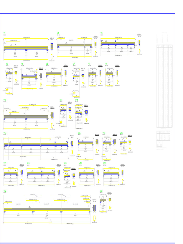 Prancha 08 - Vigas Pav 01 | PDF