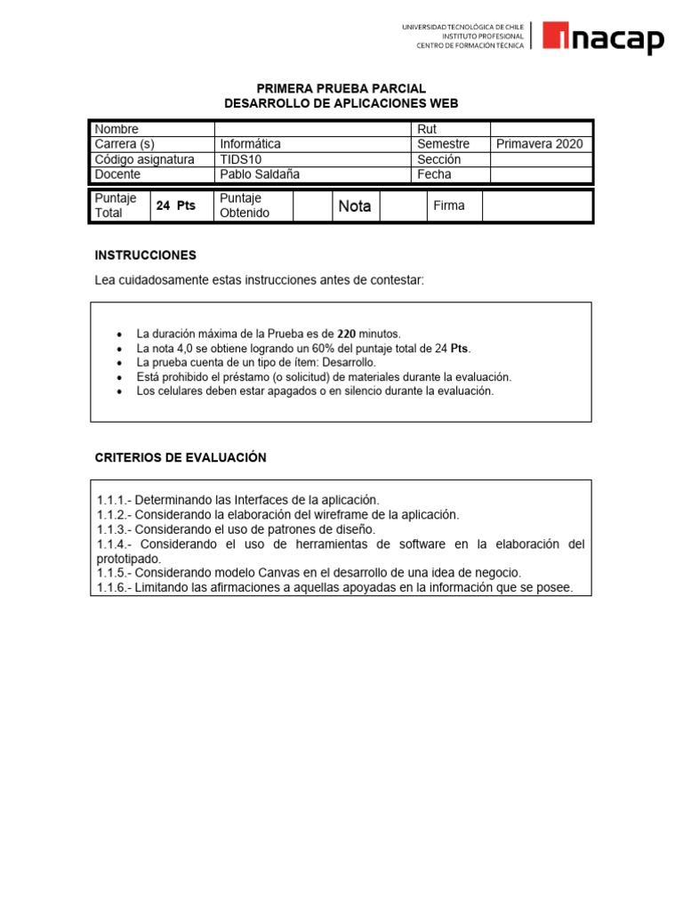 Evaluación Sumativa 1 Pdf Red Mundial Internet Y Web 8339