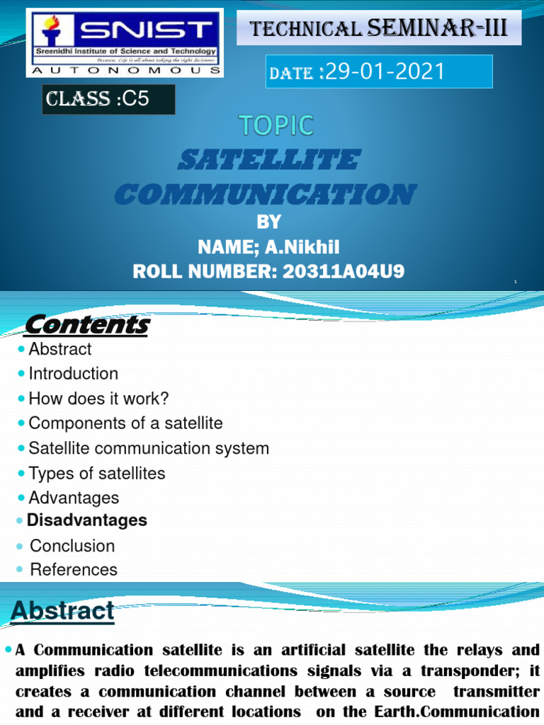 SATELLITE | PDF | Communications Satellite | Satellite