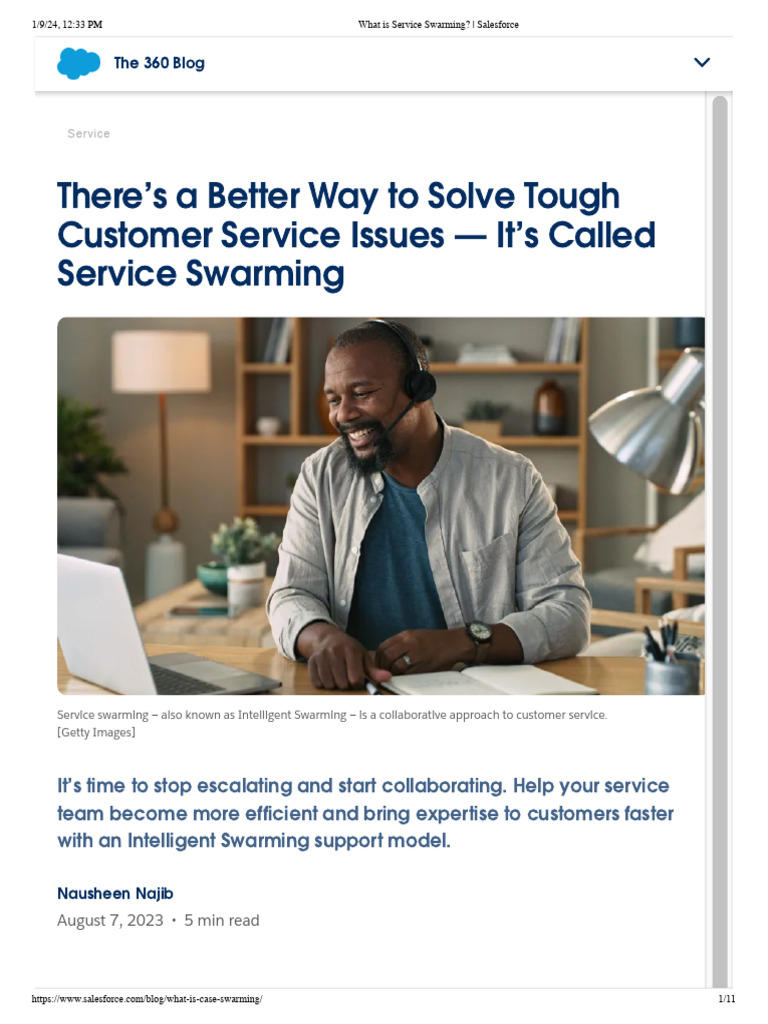 What Is Service Swarming | PDF | Expert | Automation