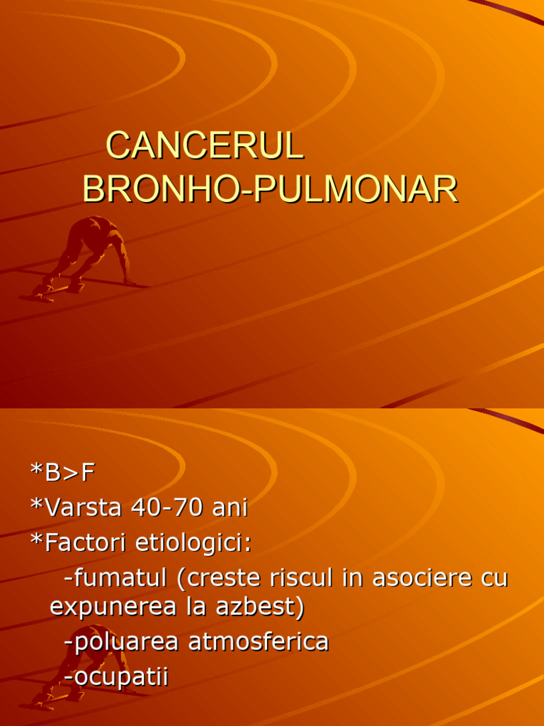 9.cancerul Bronho Pulmonar | PDF