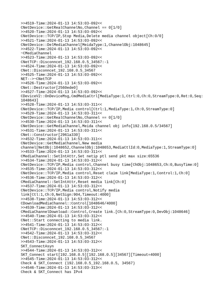 Network Debug Log Analysis | PDF