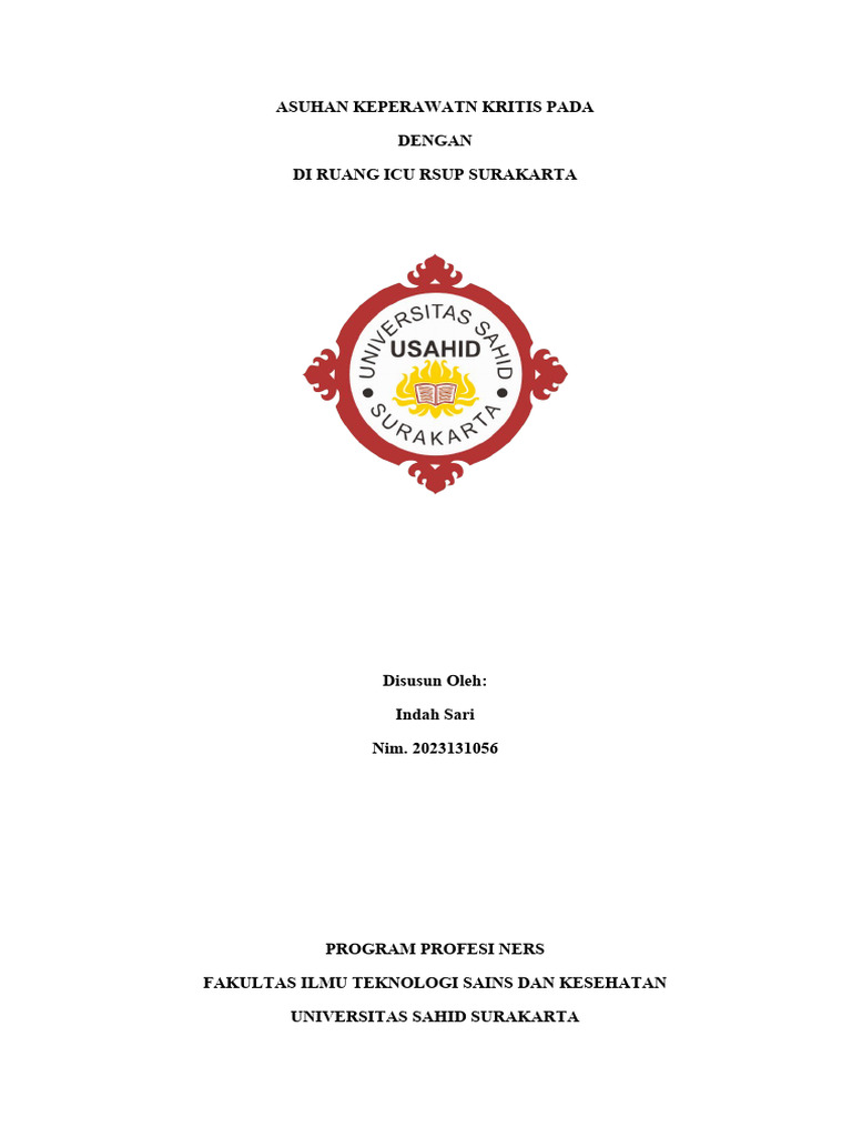 Format Askep Icu | PDF