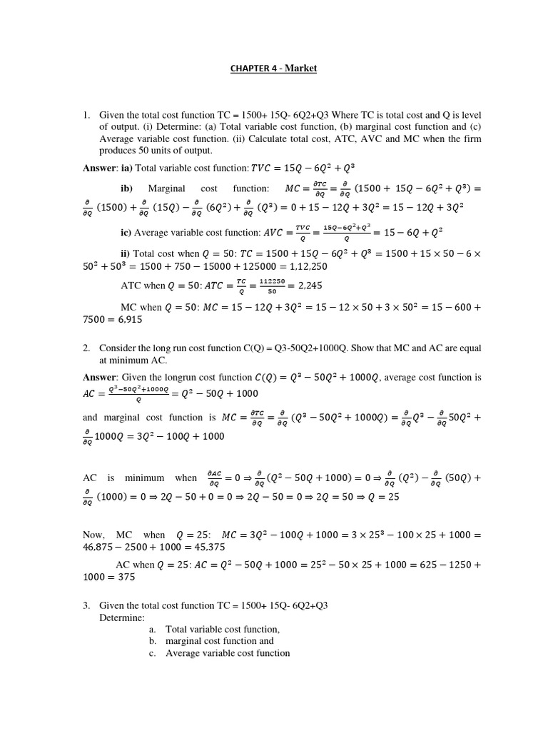 Solution Quantitative Problems | PDF | Government Budget Balance ...