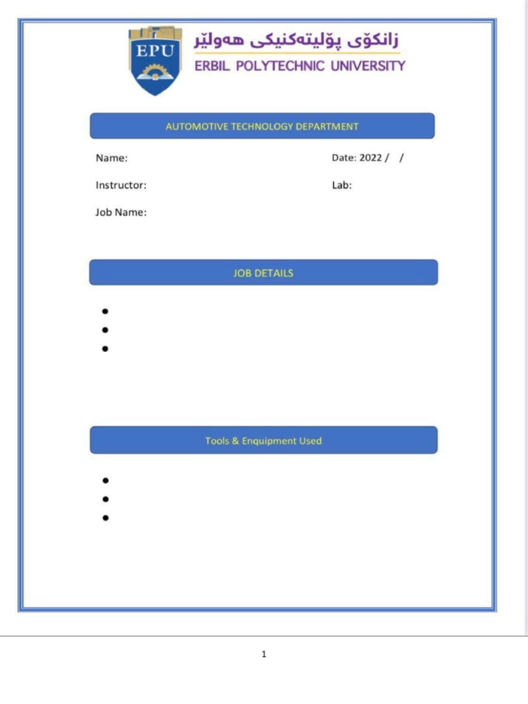 Testing Mechanical Throttle Position Sensor | PDF