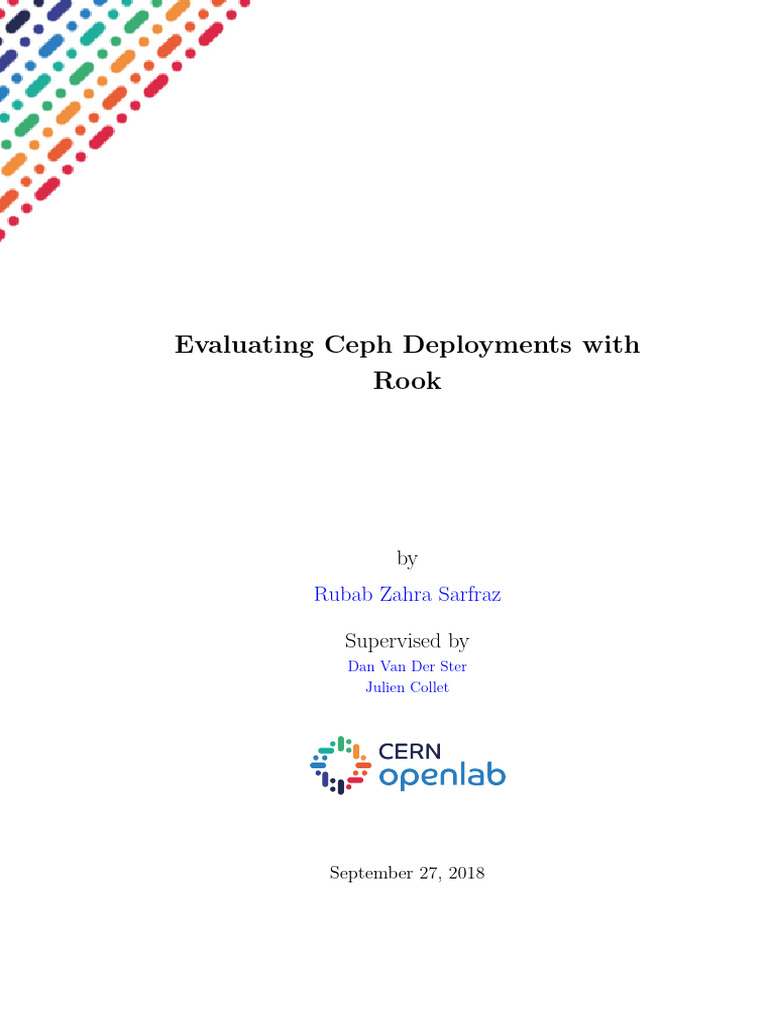 Kubernetes Rook Ceph | PDF | Open Stack | Cloud Computing
