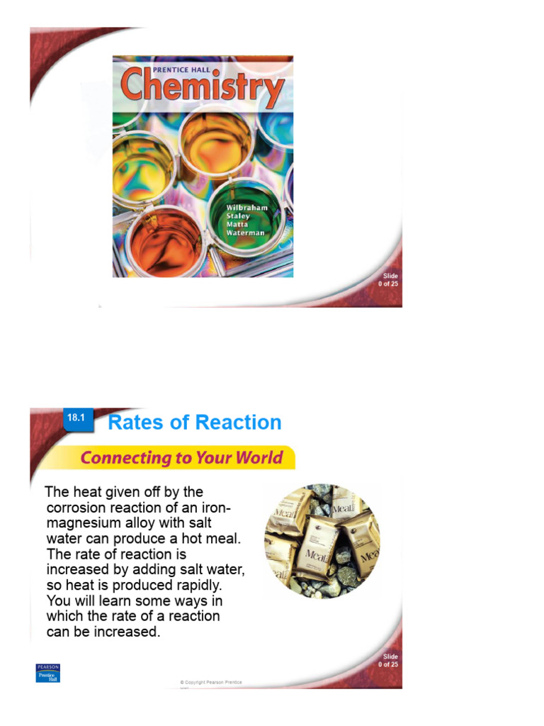 Chemistry | PDF | Reaction Rate | Chemical Reactions