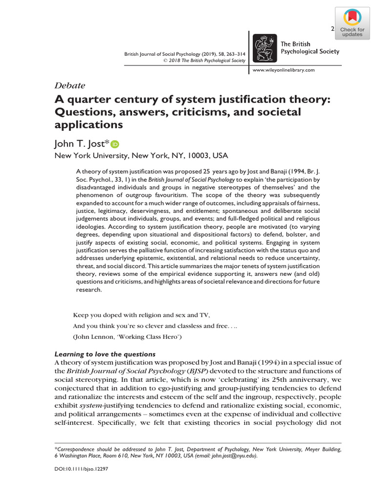 Jost 2018 | PDF | Philosophical Theories | Psychological Concepts