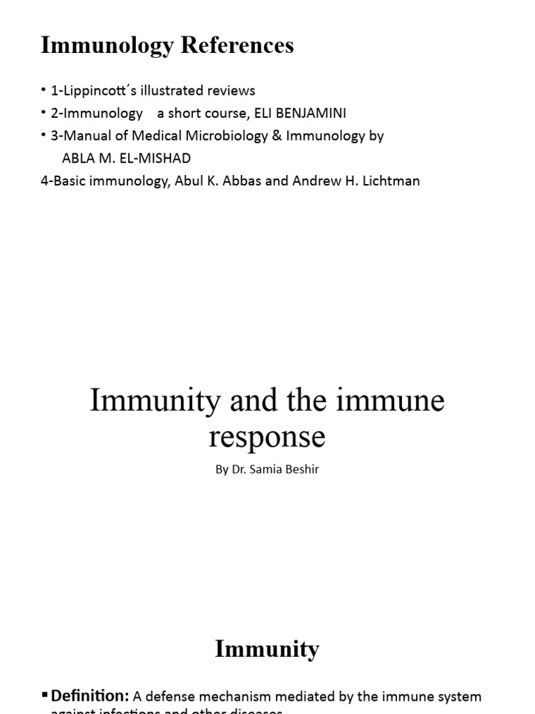 1.notes Powerpoint | PDF | Immune System | Innate Immune System