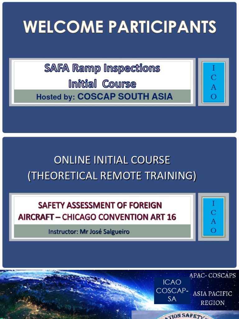 ICAO SAFA Ramp Inspections Day 7 03FEB2021f | PDF | Aviation | Transport