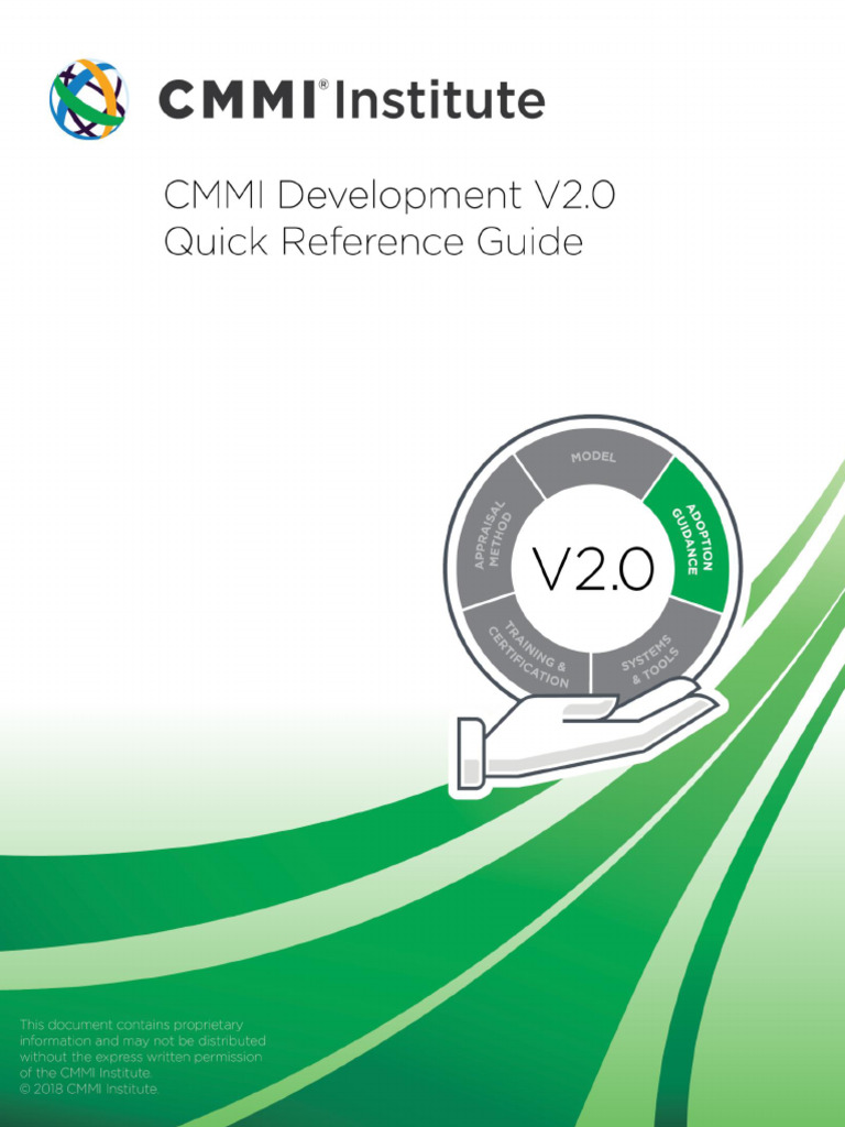 CMMI V2 0 Quick Reference Guide | PDF | Copyright | Risk