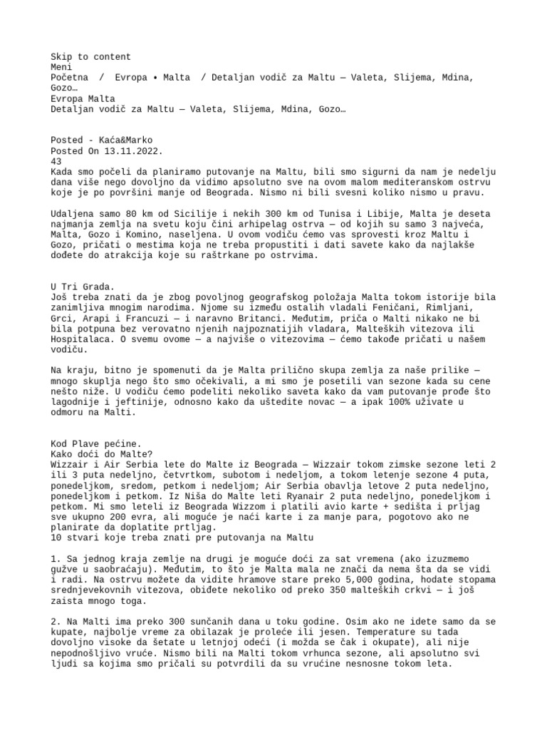 Malta | PDF
