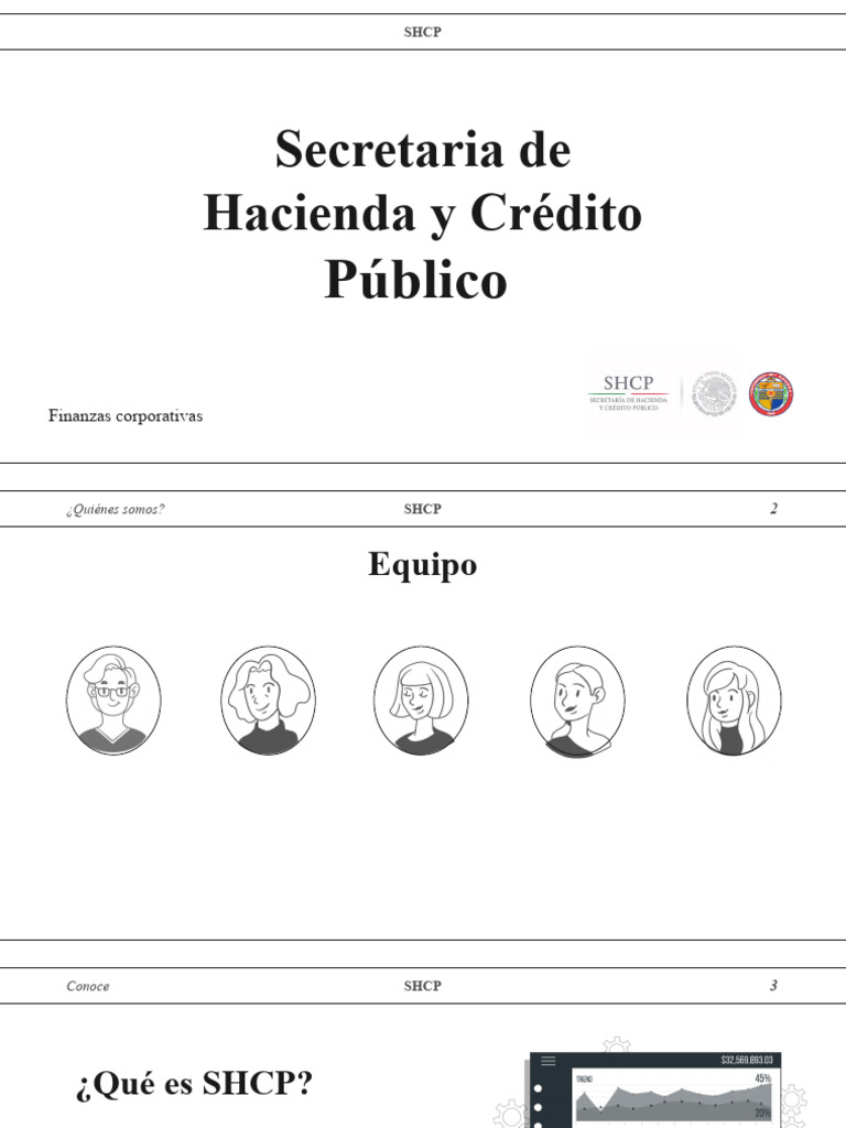 Exposición SHCP | PDF | Dinero | Economias
