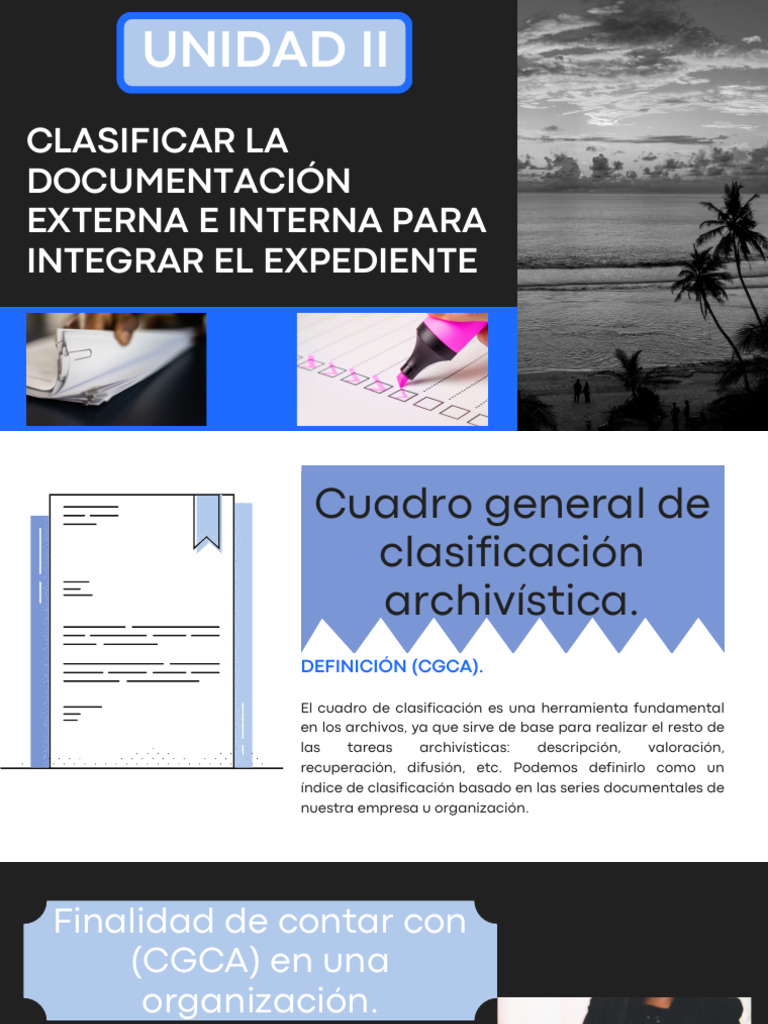Clasificación del CGCA en Archivos | PDF