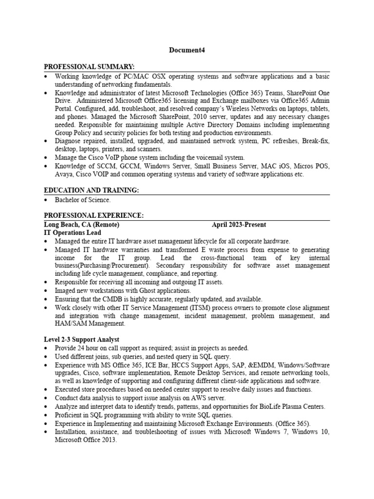 Document 4 | PDF | Share Point | Active Directory