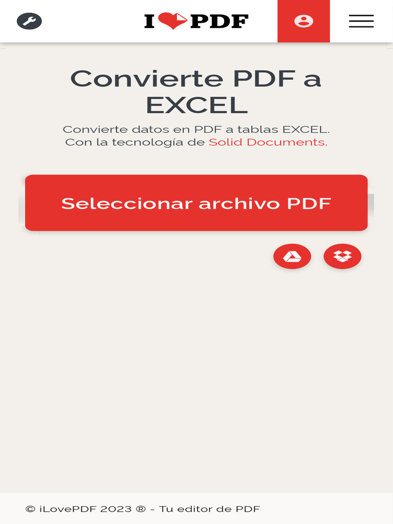 Convierte Tus Tablas en PDF A EXCEL | PDF