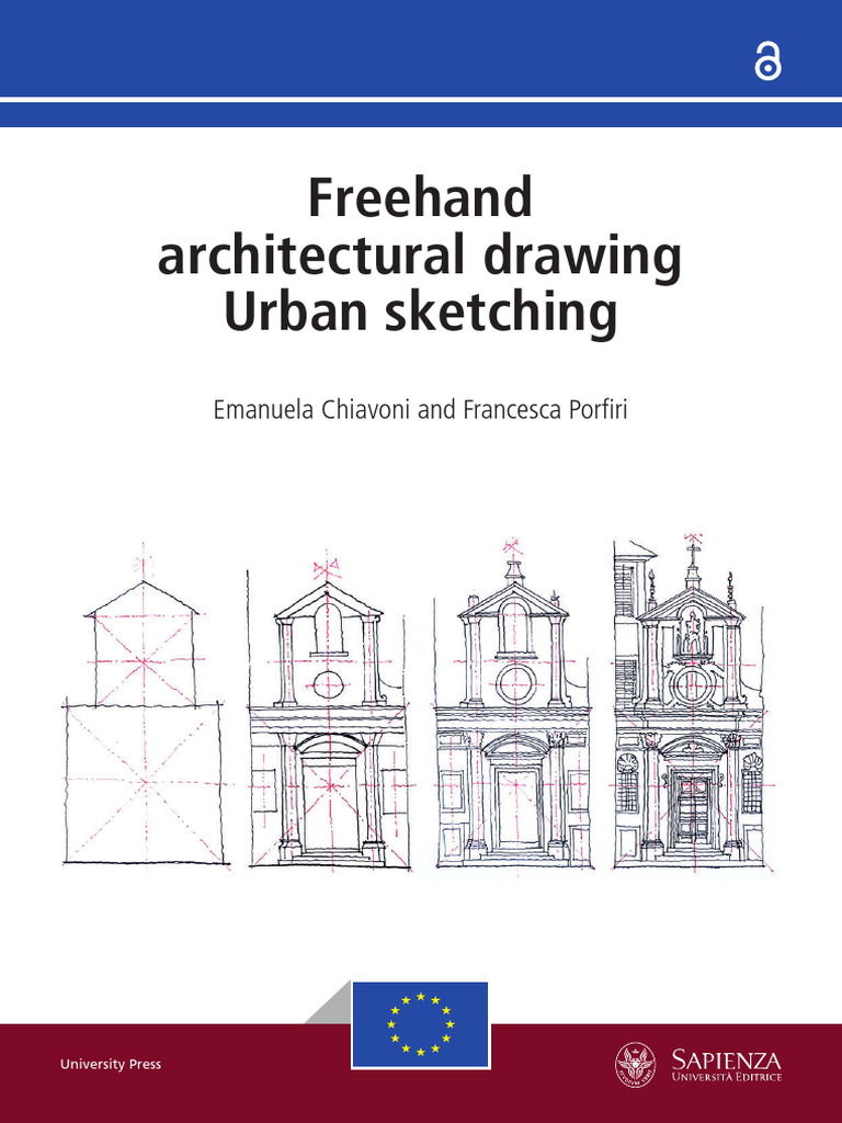 Freehand Architectural Drawing Urban Ske | PDF | Perspective (Graphical ...