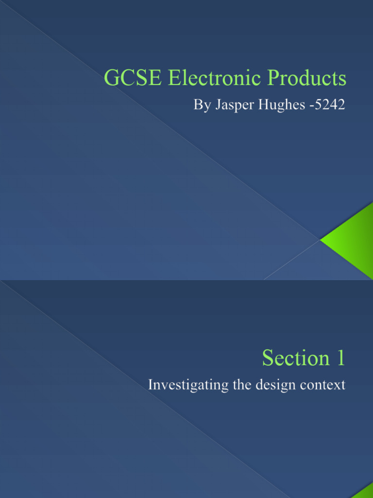 GCSE Electronic Powerpoint1 | PDF | Sheet Metal | Loudspeaker