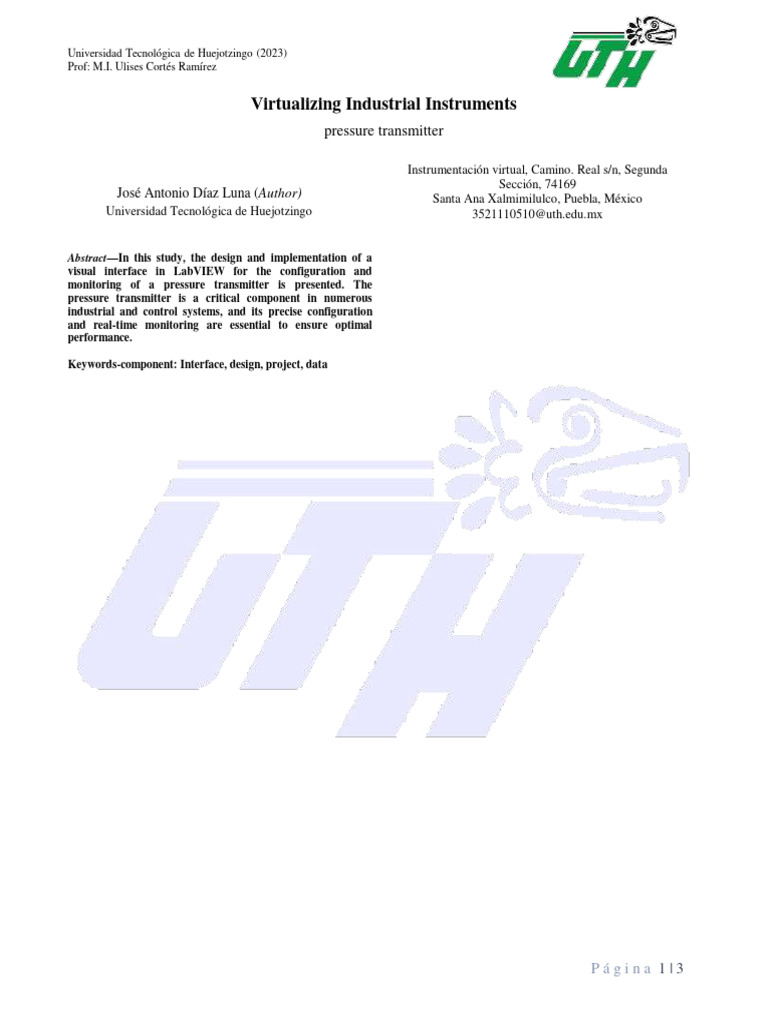 Virtualizing Industrial Instruments - Virtualizing Industrial Instruments - Jose Antonio | PDF ...