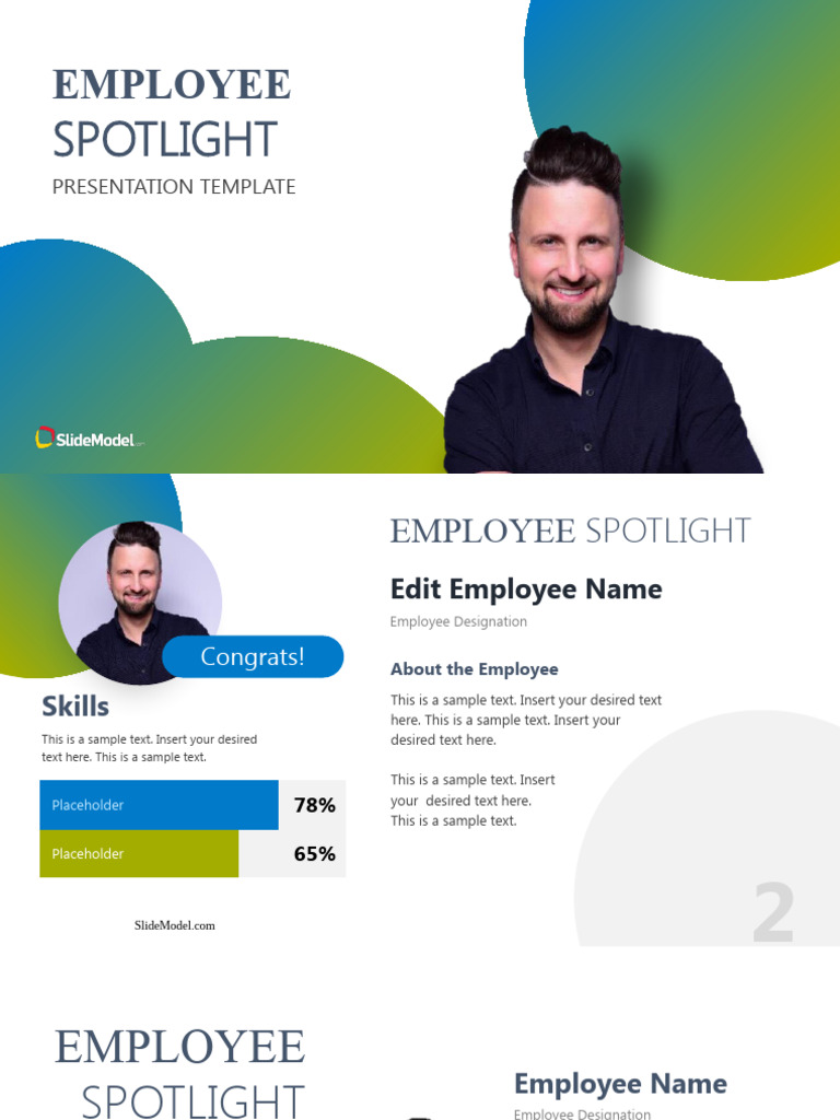 Employee Spotlight Presentation Template | PDF | Marketing