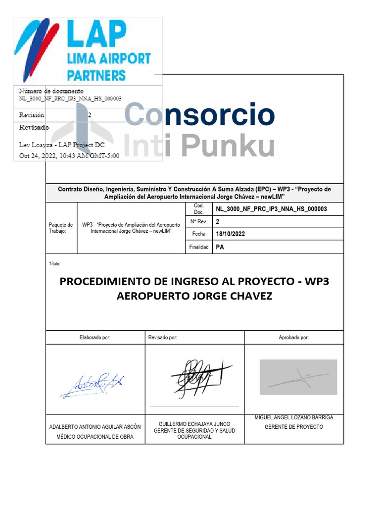 NL - 3000 - NF - PRC - IP3 - NNA - HS - 000003 Rev 2 PROCEDIMIENTO DE ... NL - 3000 - NF - PRC - IP3 - NNA - HS - 000003 Rev 2 PROCEDIMIENTO DE ...