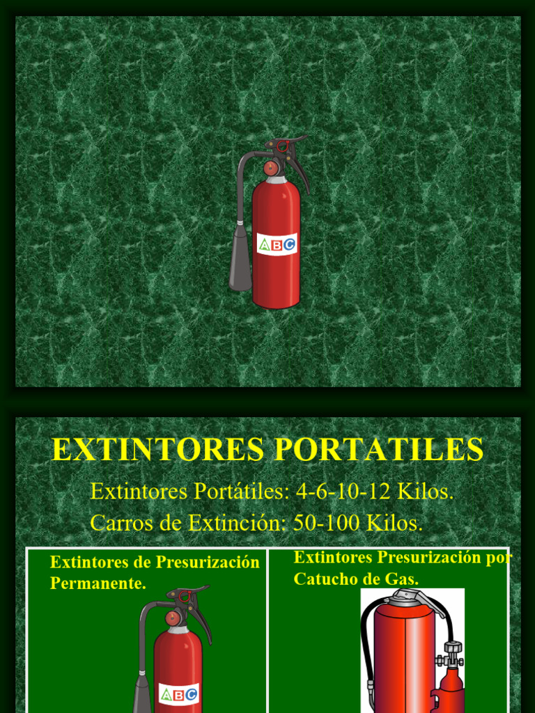 Curso Uso y Manejo de Extintores 21 | PDF | Incendios | Agua Curso Uso y Manejo de Extintores 21 | PDF | Incendios | Agua