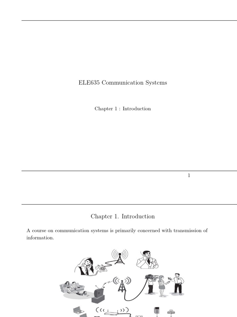 Chap1 Jan.23 | PDF | Communications System | Spectral Density
