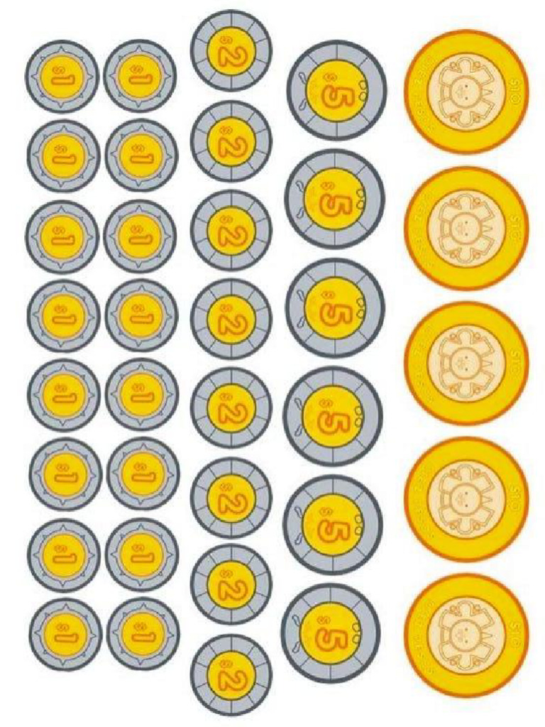 Monedas y Billetes Didácticos | PDF