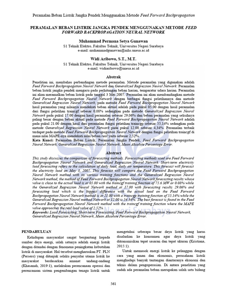 Forward Backpropagation Neural Network | PDF