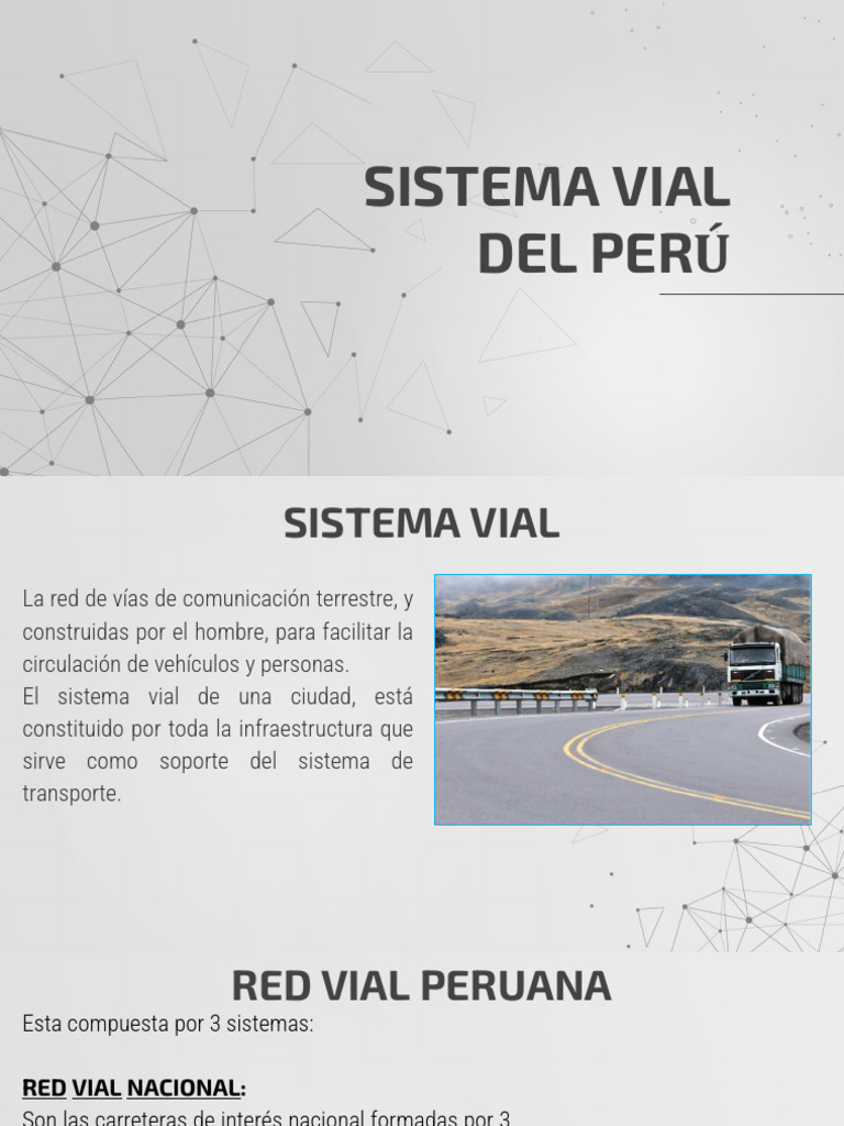 Sistema Vial de Peru - Ah 2023 | PDF | Túnel | Infraestructura de ...