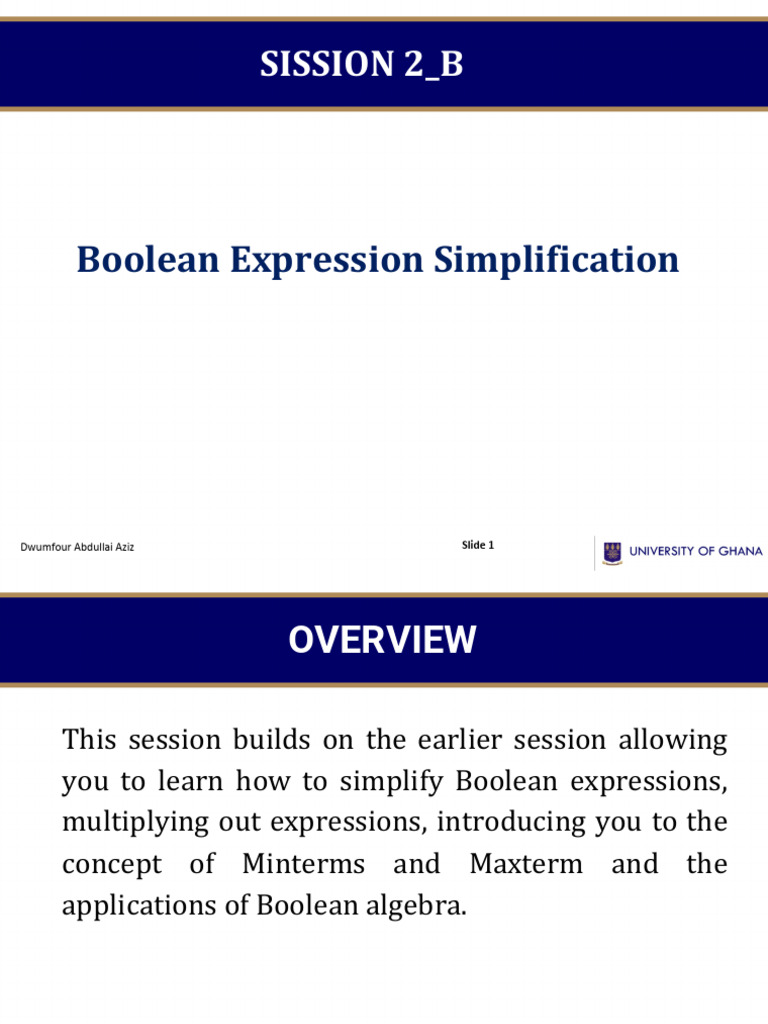 Digital and Logic Design - Boolean - Expression | PDF | Boolean Algebra | Teaching Mathematics