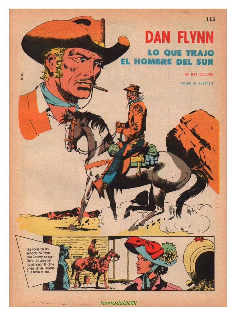 Dan Flynn - 037 - Lo Que Trajo El Hombre Del Sur | PDF