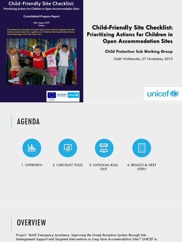Child-Friendly Site Checklist for Refugees | PDF | Child Protection ...