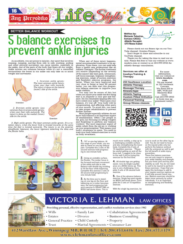 ankle_stability | PDF | Ankle | Musculoskeletal System