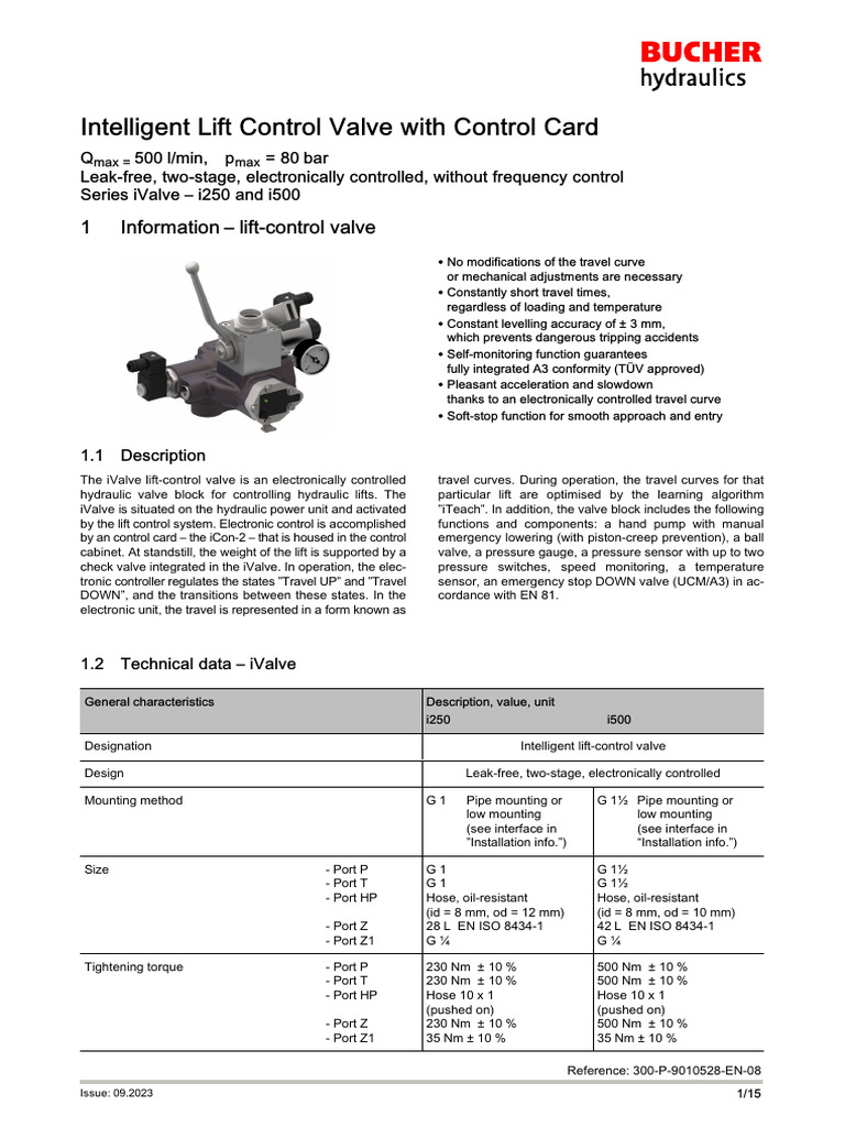 Ivalve Icon 2 - 300 P 9010528 en | PDF | Electrical Connector | Valve