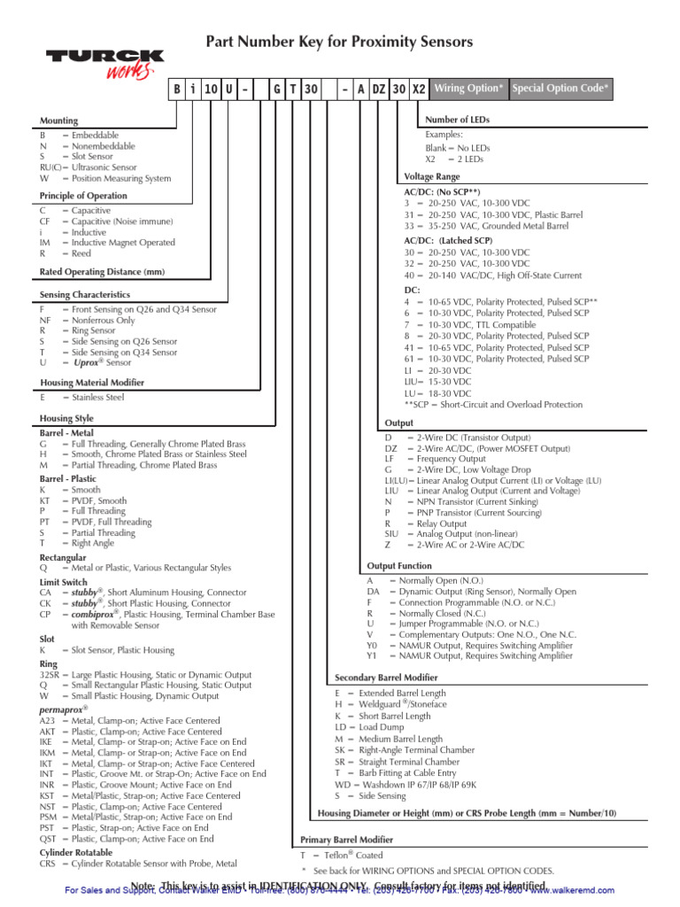 Sensor Turck Tapa | PDF | Switch | Alternating Current