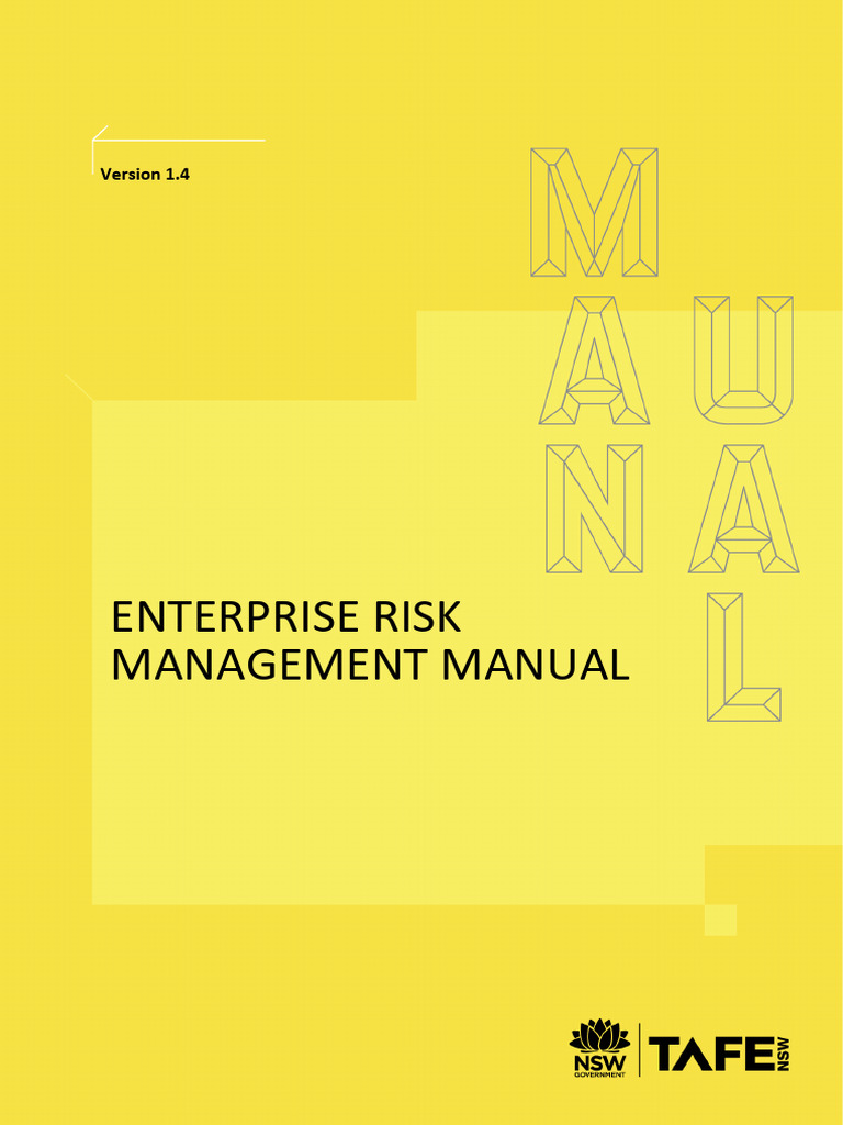 Enterprise Risk Management Manual | PDF | Risk | Risk Management
