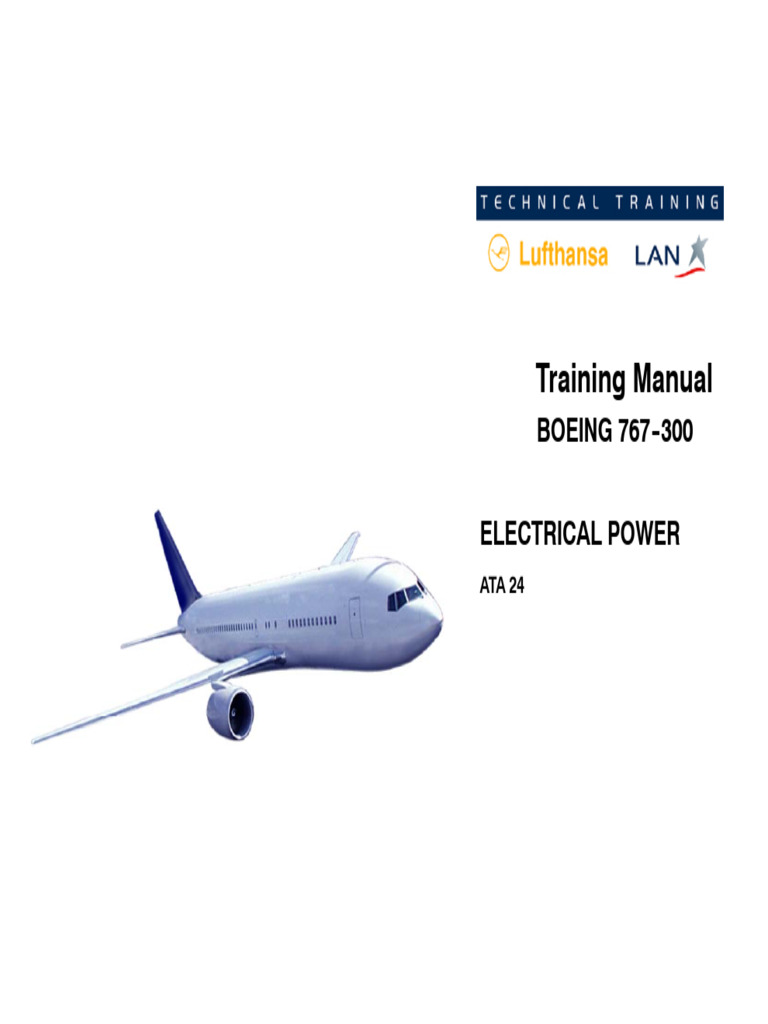 B767 L3 ATA 24 Electrical Power | PDF | Relay | Alternating Current