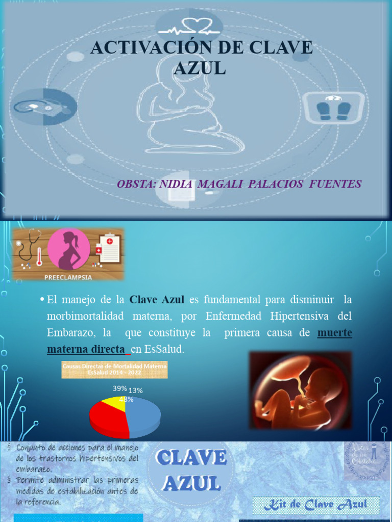 Clave Azul | PDF | Enfermedades y trastornos humanos | Cuidado de la salud
