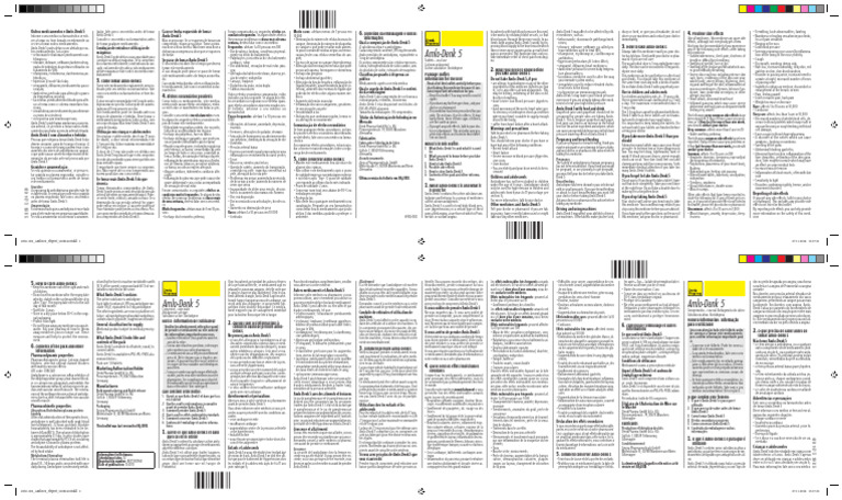 Amlo Denk 5 Amlodipine 5mg Tablet Pil | PDF | Medicina Clínica ...