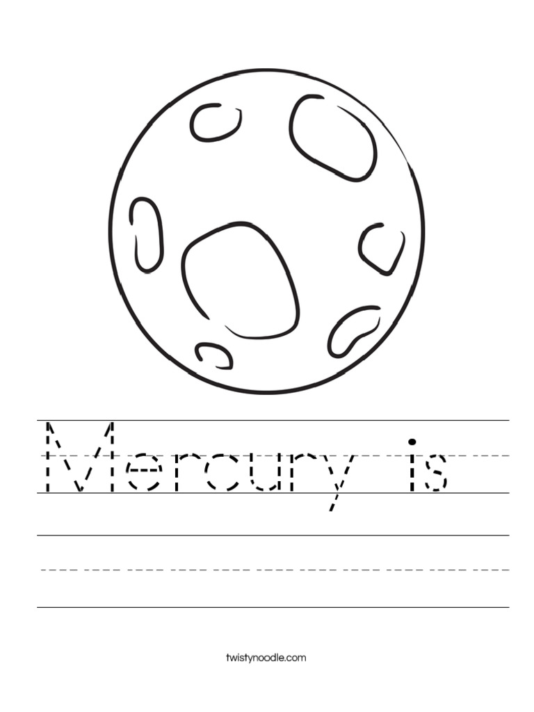 Mercury Is Worksheet | PDF