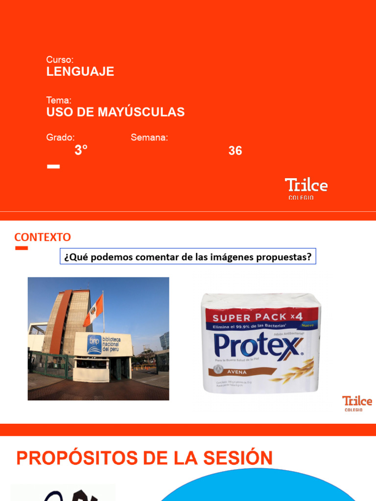 3° Uso de Mayúsculas | PDF