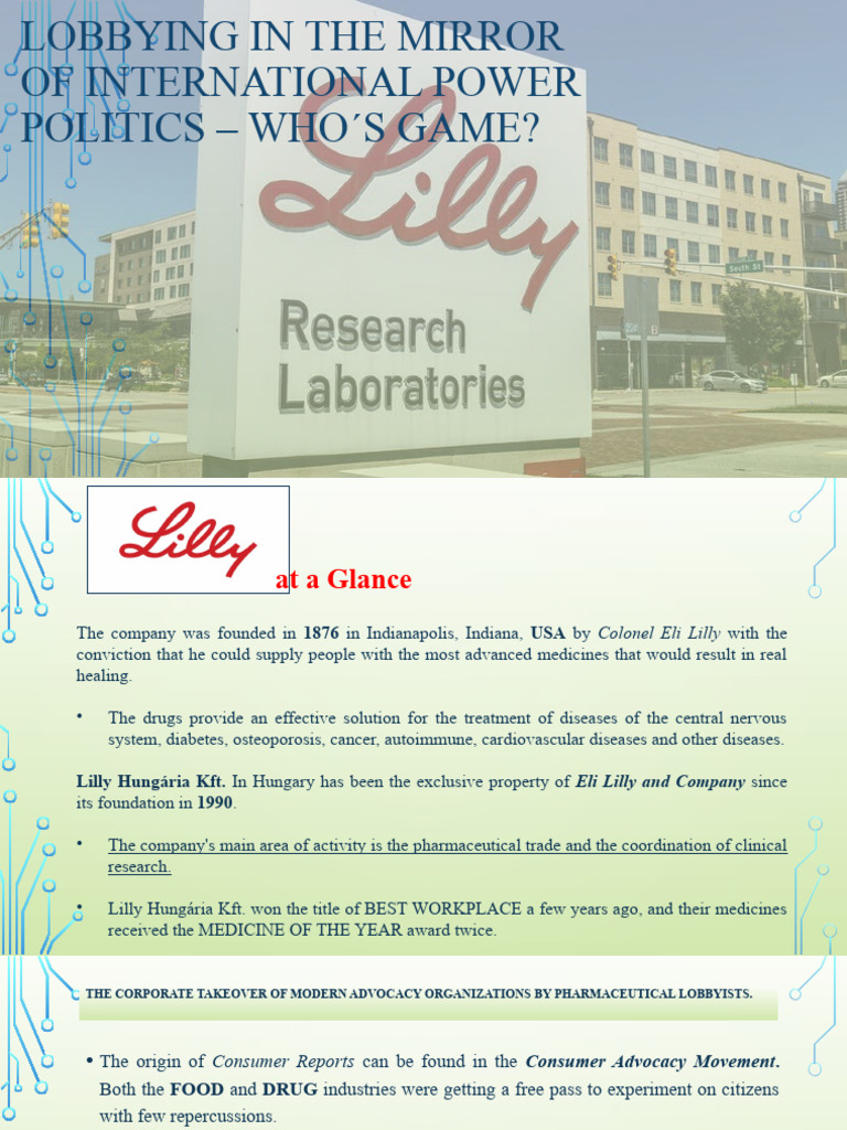 Eli Lilly | PDF | Pharmaceutical Industry | Medicine