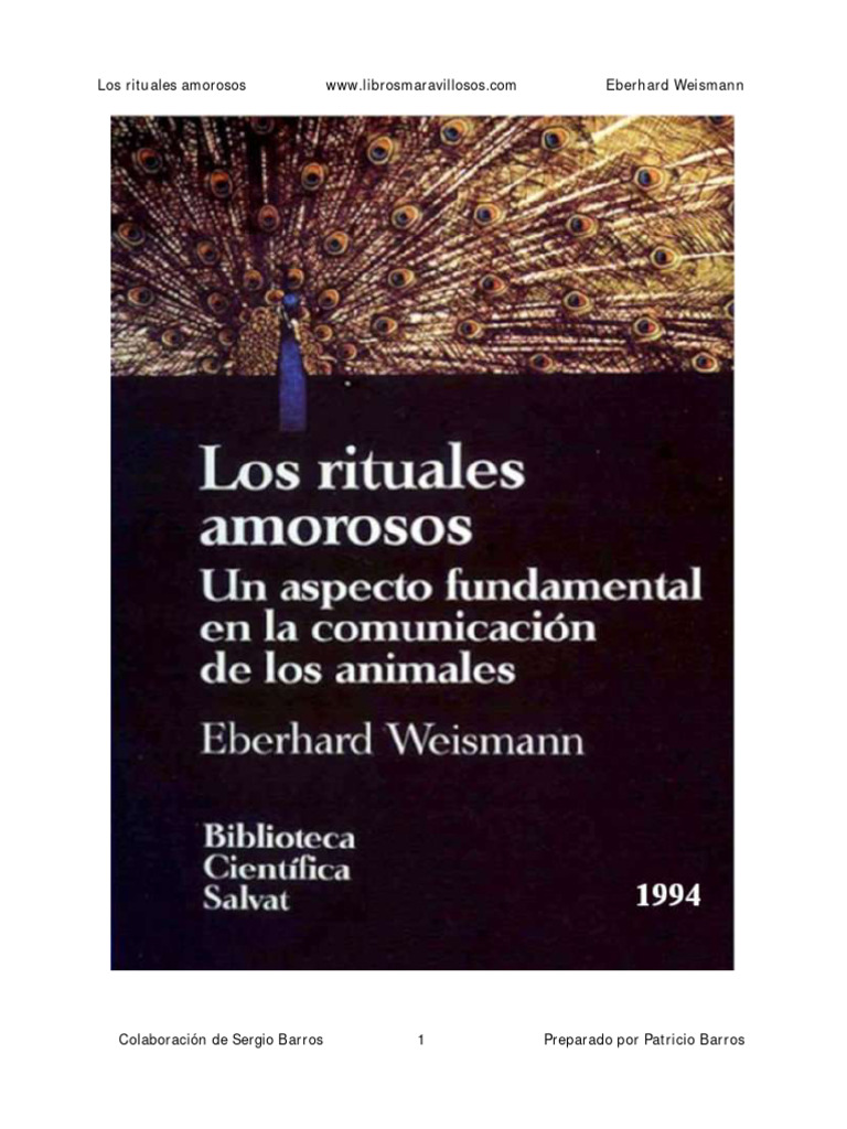 Los Rituales Amorosos - Eberhard Weismann | PDF | Lepidópteros | Crisálida