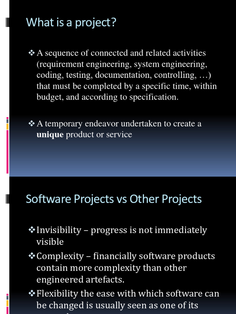 Lecture 1 | PDF | Project Management | Software Prototyping