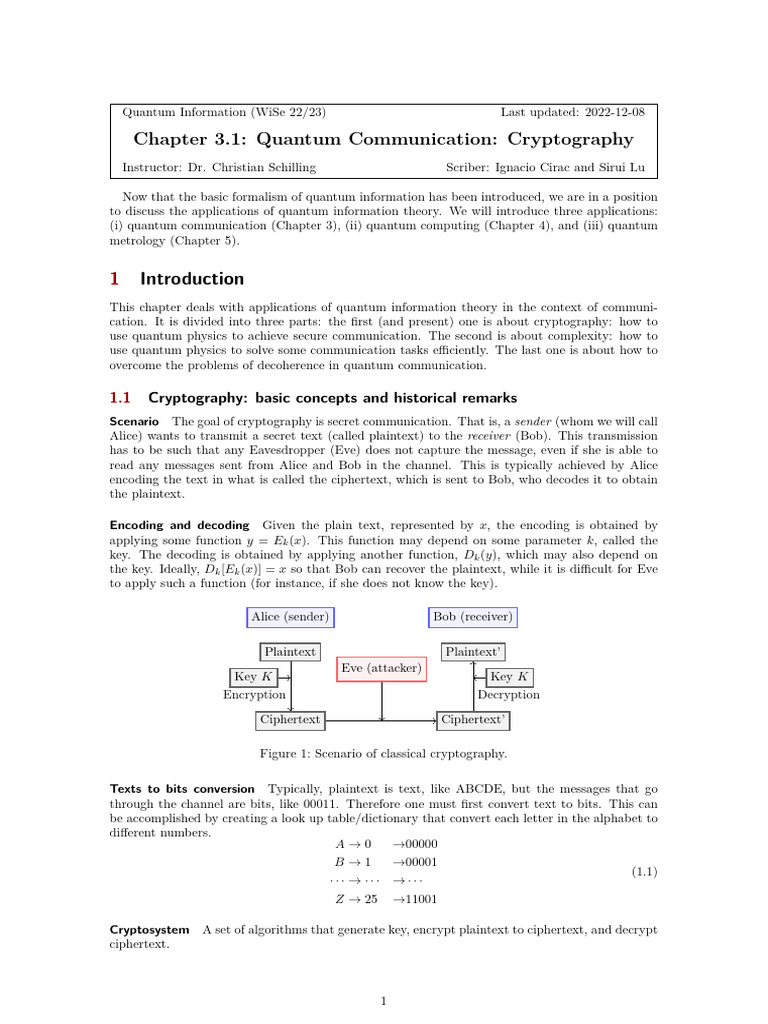 Lecture13 14 | Download Free PDF | Cryptography | Quantum Computing