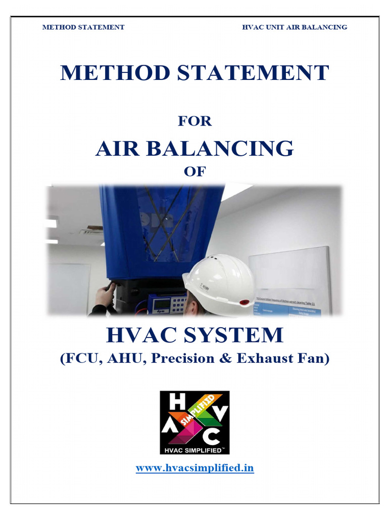 Method 1 | PDF | Duct (Flow) | Building Engineering