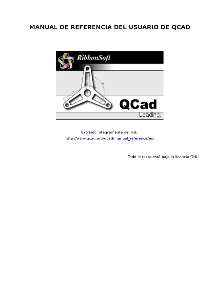 Manual de Referencia de QCAD en PDF | PDF