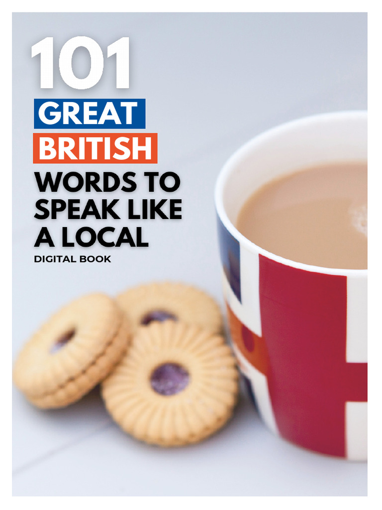 101 Great British Words To Speak Like A Local | PDF | Adjective | Noun
