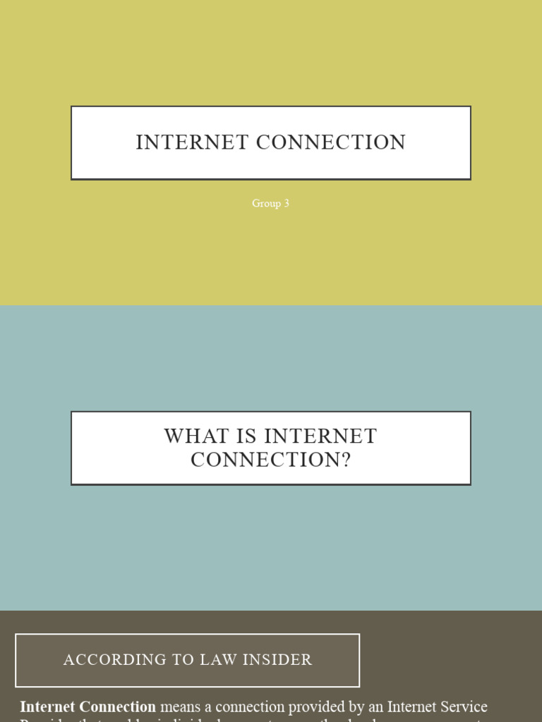 Preliminary Research Internet Connection | PDF | Internet | Internet Access